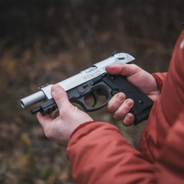 Crosman Mako Air Pistol: Semi-Auto Blowback BB Pistol - Crosman